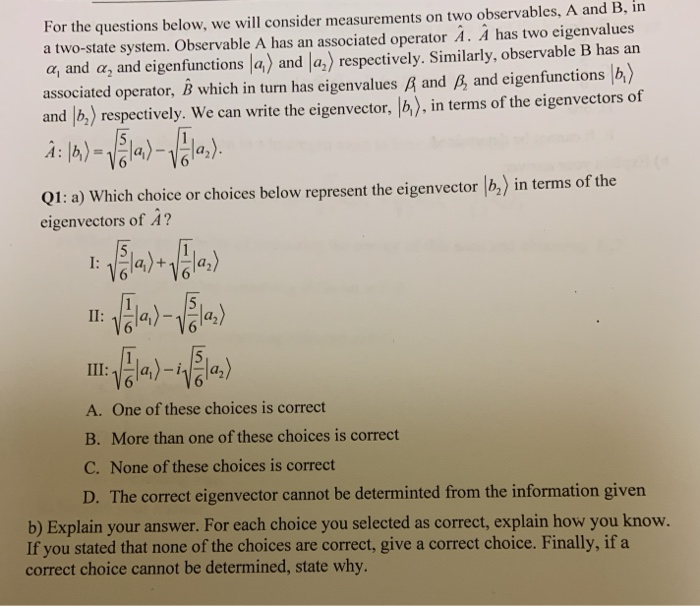 Solved For the questions below, we will consider | Chegg.com