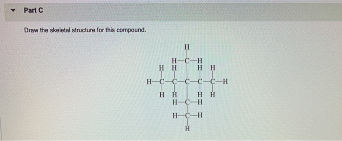 Solved Part B Draw the Lewis structure for this compound. CH | Chegg.com