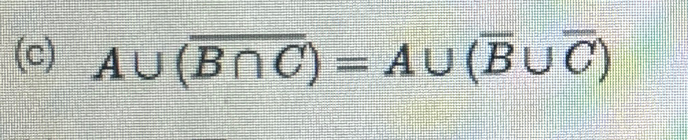 Solved How to solve Name the set identity that is used to | Chegg.com
