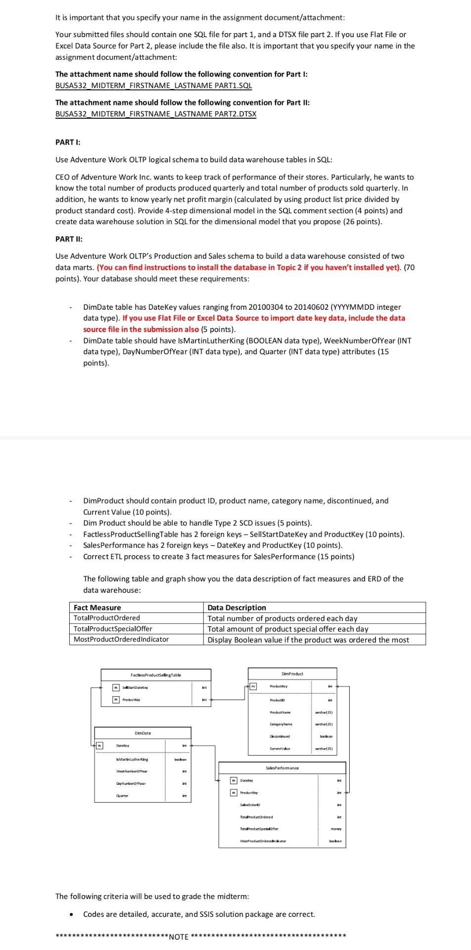 Solved It is important that you specify your name in the | Chegg.com