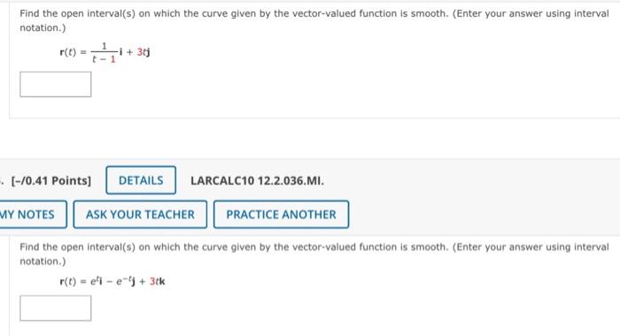 Solved Find the open interval(s) on which the curve given by | Chegg.com