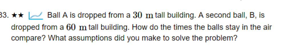 Solved Ball A ﻿is dropped from a 30m ﻿tall building. A | Chegg.com