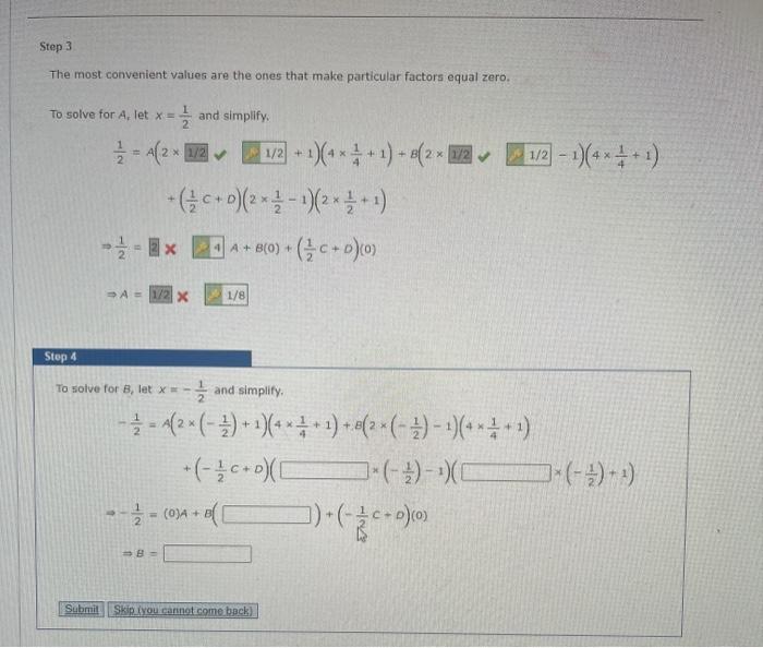 Solved Tutorial Exercise Use partial fractions to find the | Chegg.com
