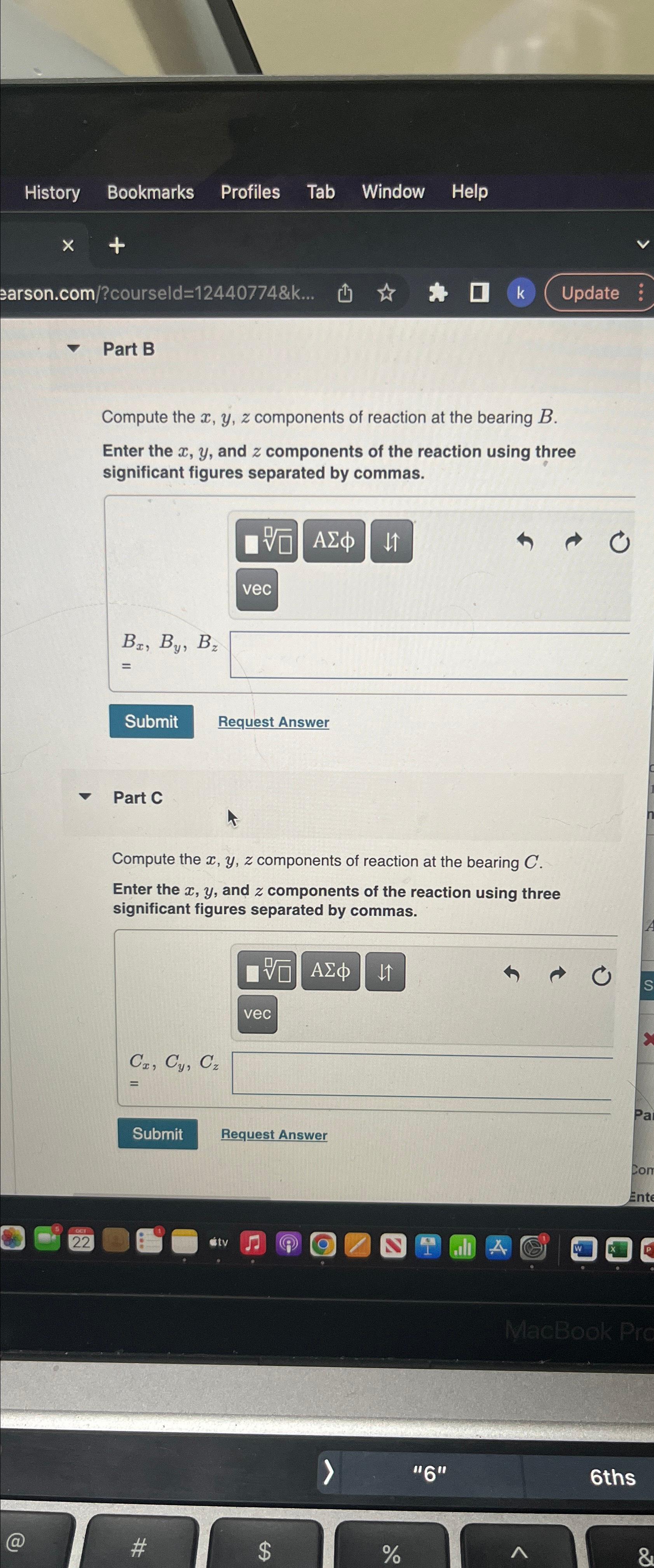 Solved History Bookmarks Profiles Tab Window HelpPart | Chegg.com