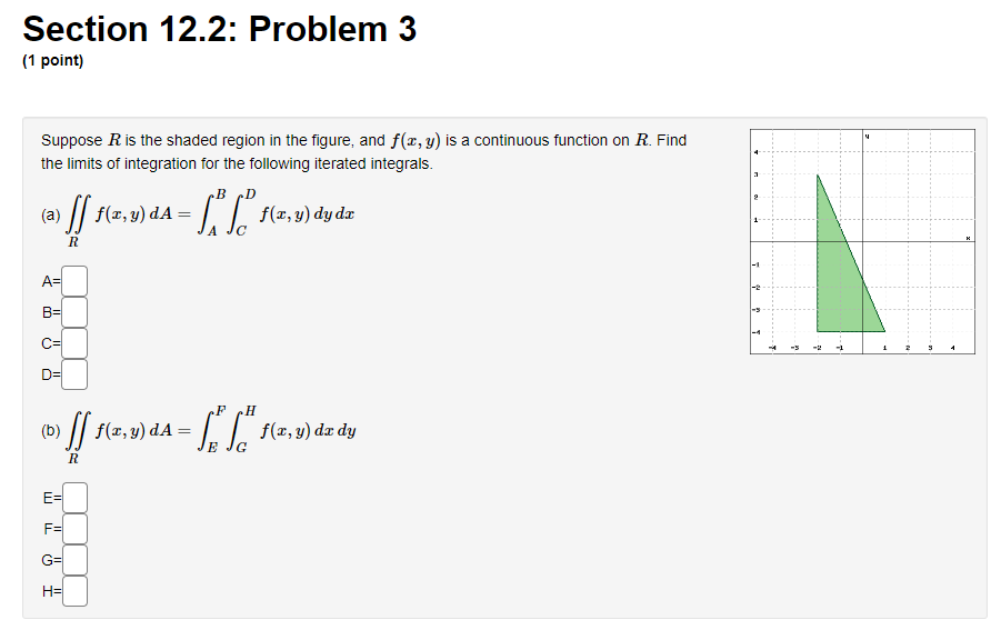 Solved Suppose R ﻿is the shaded region in the figure, and | Chegg.com