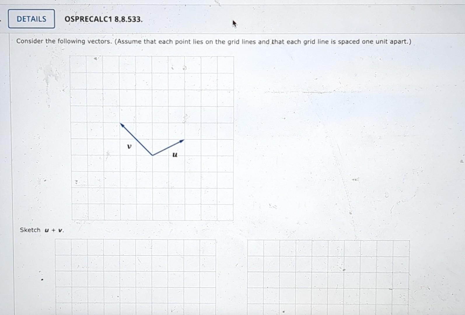Solved Consider the following vectors. (Assume that each | Chegg.com
