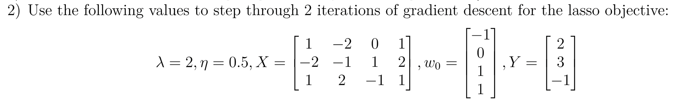 Solved Use the following values to step through 2 | Chegg.com