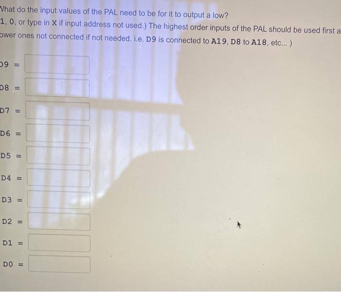 Solved The upper address lines of a 20-bit address are to be | Chegg.com