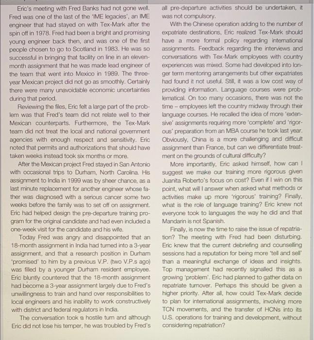 Solved SPANNING THE GLOBE By Allen D. Engle, Sr. Eric | Chegg.com