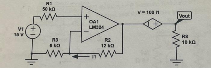 Solved Determine Vout in circuit. | Chegg.com