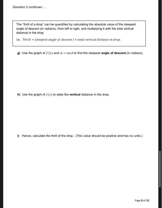 Solved Question 2 Below is a qraph representing part of the | Chegg.com