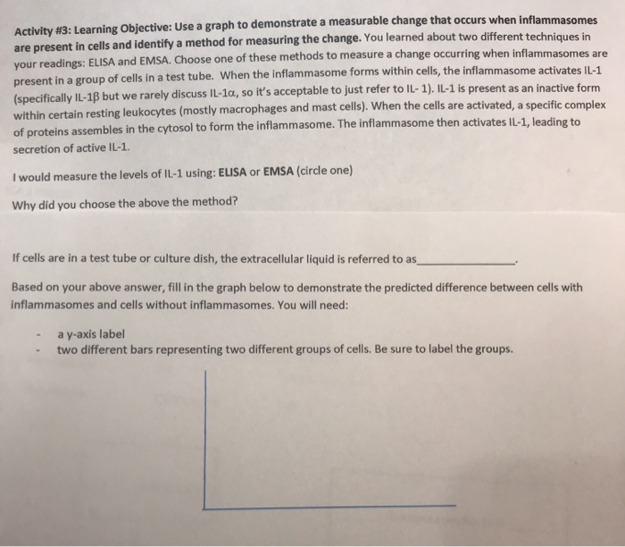 Solved Choosing between EMSA and ELISA. Determine which one | Chegg.com