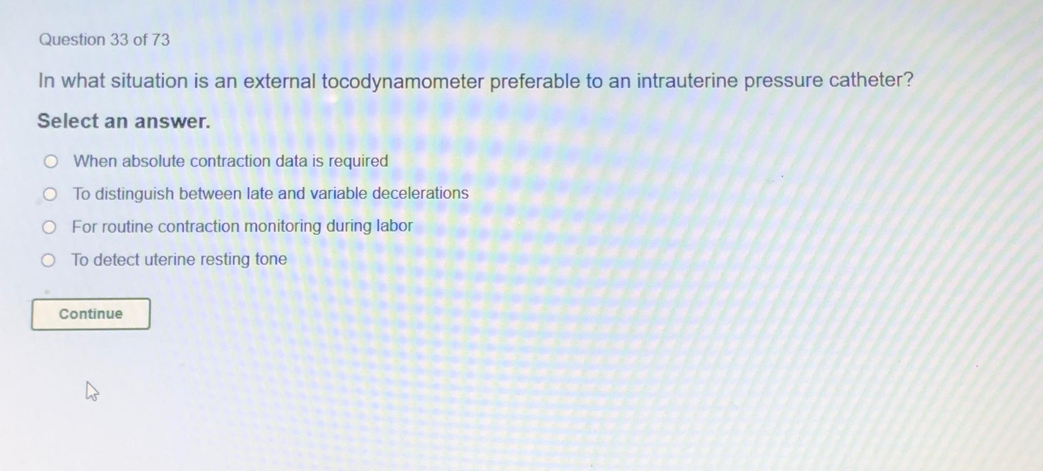 Solved Question 33 ﻿of 73In what situation is an external | Chegg.com