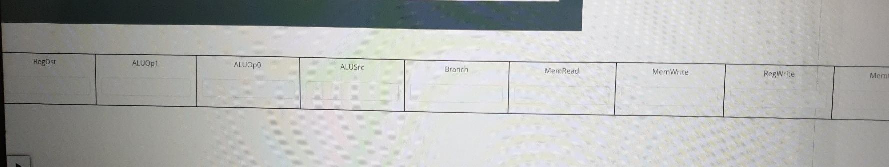 Solved What are the control signals for the following sw | Chegg.com