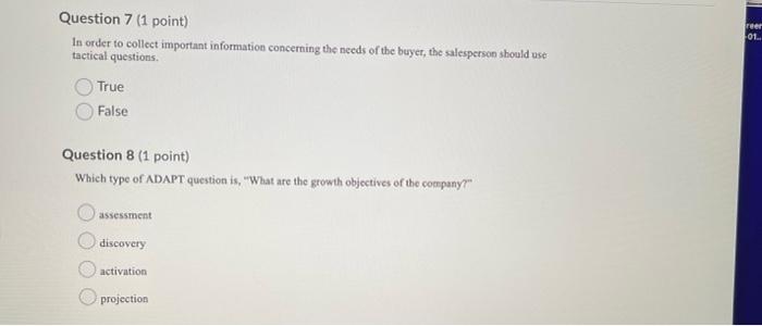 Solved Question 10 (1 point) Which type of SPIN question is, | Chegg.com