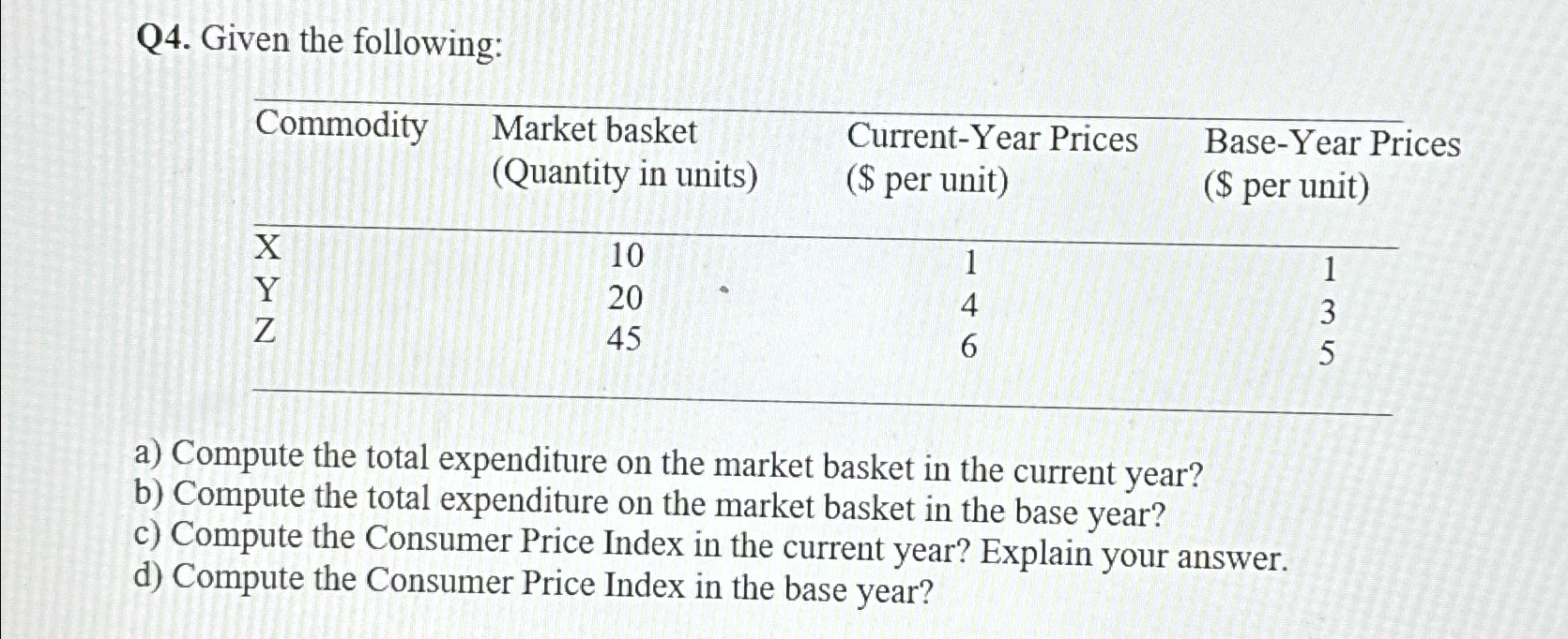 Solved Q4. ﻿Given the | Chegg.com