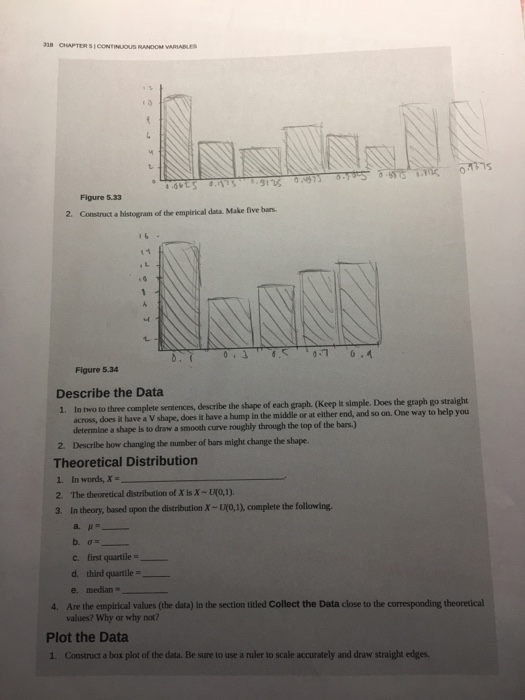 Solved CHAPTERS CON RANDOM VARIABLES Stats lab 5.1 | Chegg.com