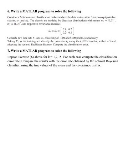 6. Write a MATLAB program to solve the following | Chegg.com