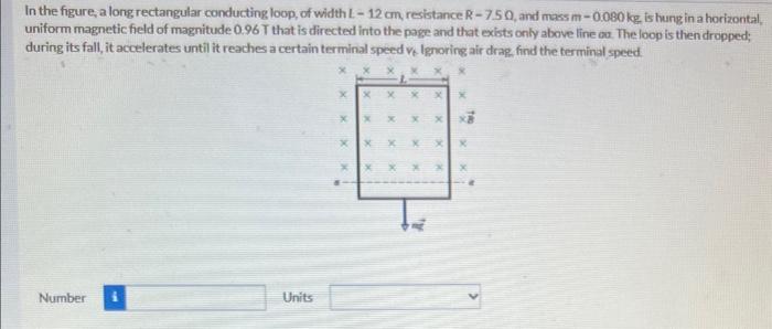 Solved In the figure, a long rectangular conducting loop, of | Chegg.com