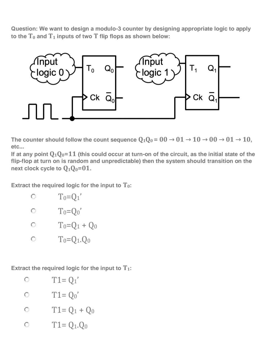 Solved Question 1: The waveform D shown below is applied to | Chegg.com