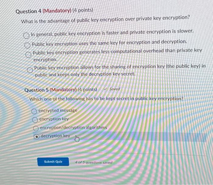 Solved Question 4 Mandatory 4 Points What Is The