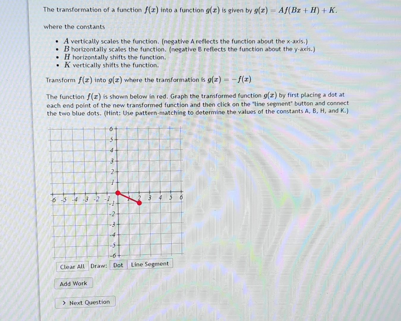 Solved The transformation of a function f(x) into a function | Chegg.com