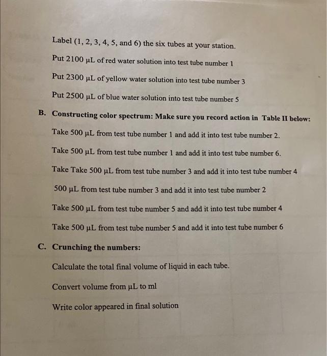 Solved Practice I: Procedure to use Micropipette: To draw | Chegg.com