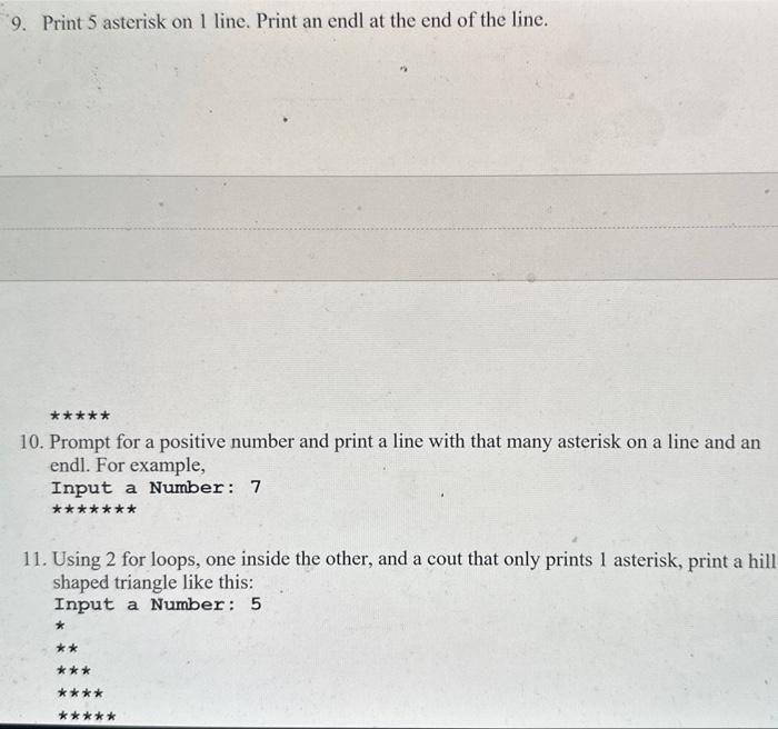 Solved 1. Create a new project, start with main() from Hello | Chegg.com