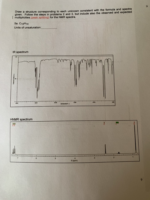Solved Draw a structure corresponding to each unknown | Chegg.com