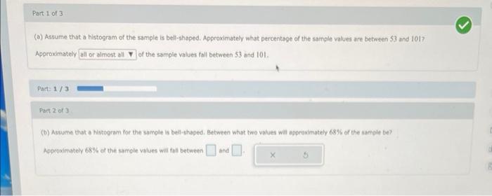 Solved The following TI-84 Plus display presents some sample | Chegg.com