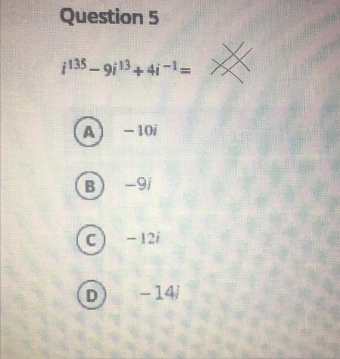 Solved Ftnd a number z that sarisfies the given equation. | Chegg.com