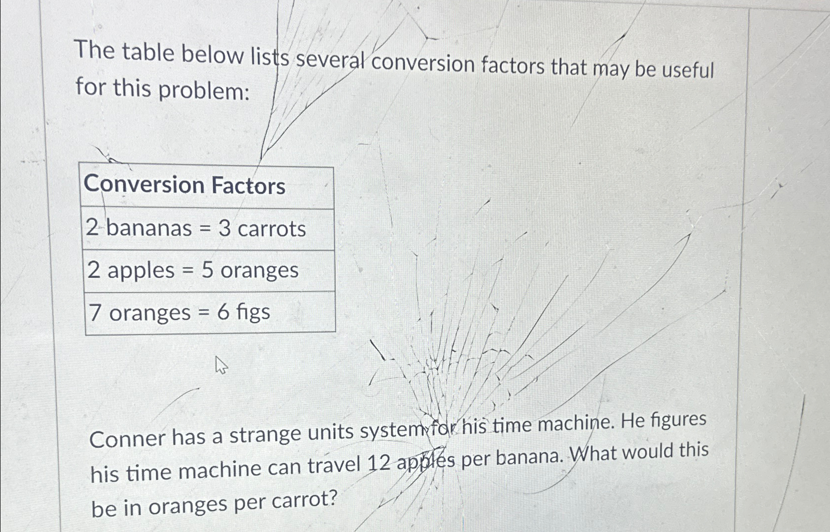 Solved The table below lists several conversion factors that | Chegg.com