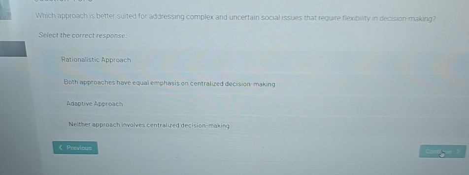 Solved Which approach is better suited for addressing | Chegg.com