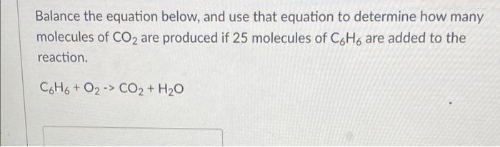 Solved Balance the equation below, and use that equation to | Chegg.com
