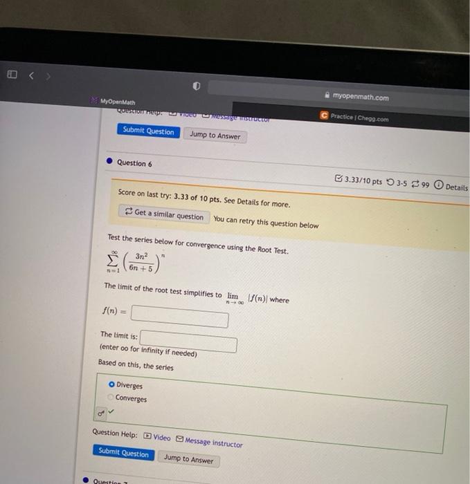 Solved myopenmath.com MyOpen Math Practice Chegg.com | Chegg.com