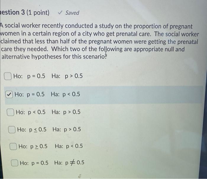 Solved Hestion 3 (1 point) Saved A social worker recently | Chegg.com Solved Hestion 3 (1 point) Saved A social worker recently | Chegg.com