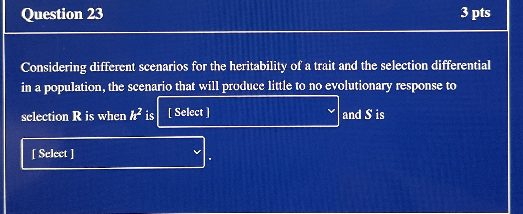 Solved Question 233 ﻿ptsConsidering different scenarios for | Chegg.com