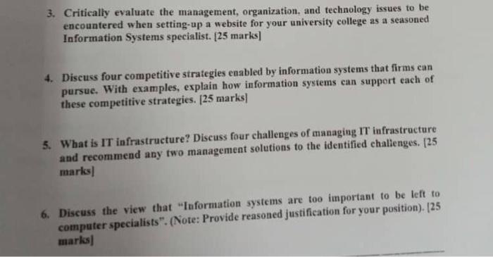 Solved 3. Critically evaluate the management, organization, | Chegg.com Solved 3. Critically evaluate the management, organization, | Chegg.com