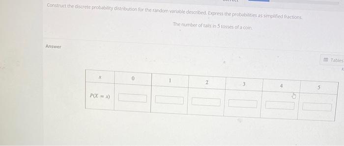 Solved Construct the discrete probability distribution for | Chegg.com