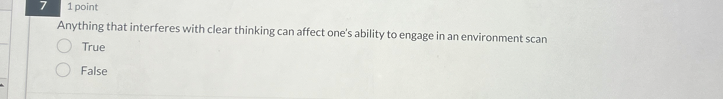 Solved Anything that interferes with clear thinking can | Chegg.com