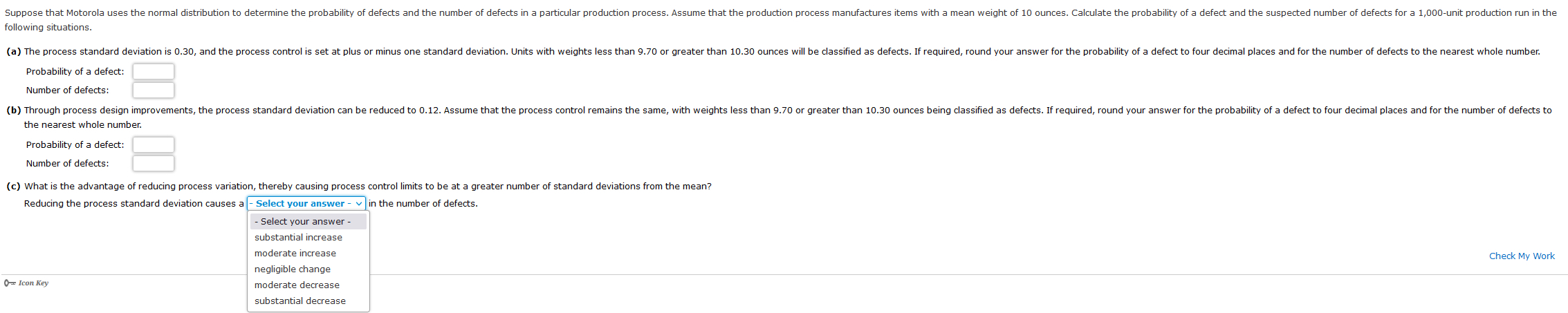 Solved following situations. Probability of a defect:Number | Chegg.com