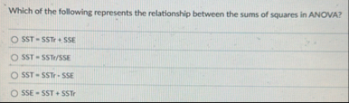 Solved Which of the following represents the relationship | Chegg.com