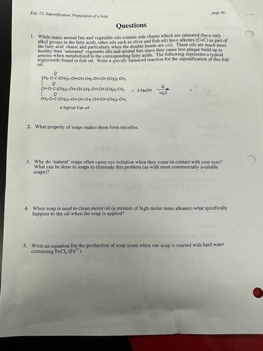 Solved 1. While many animal fats and vegetable oils contain | Chegg.com