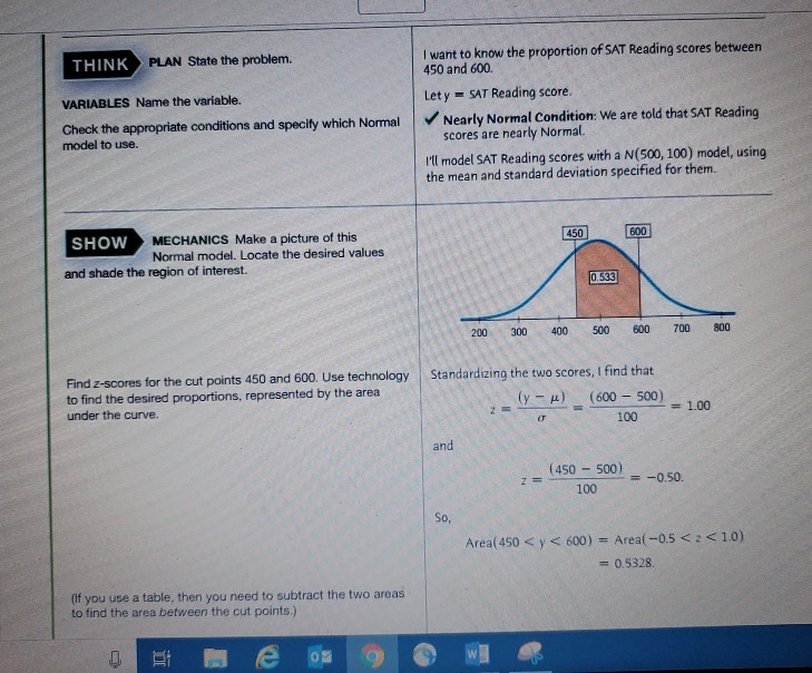 Solved Use the “Working with Normal Models Part I” | Chegg.com