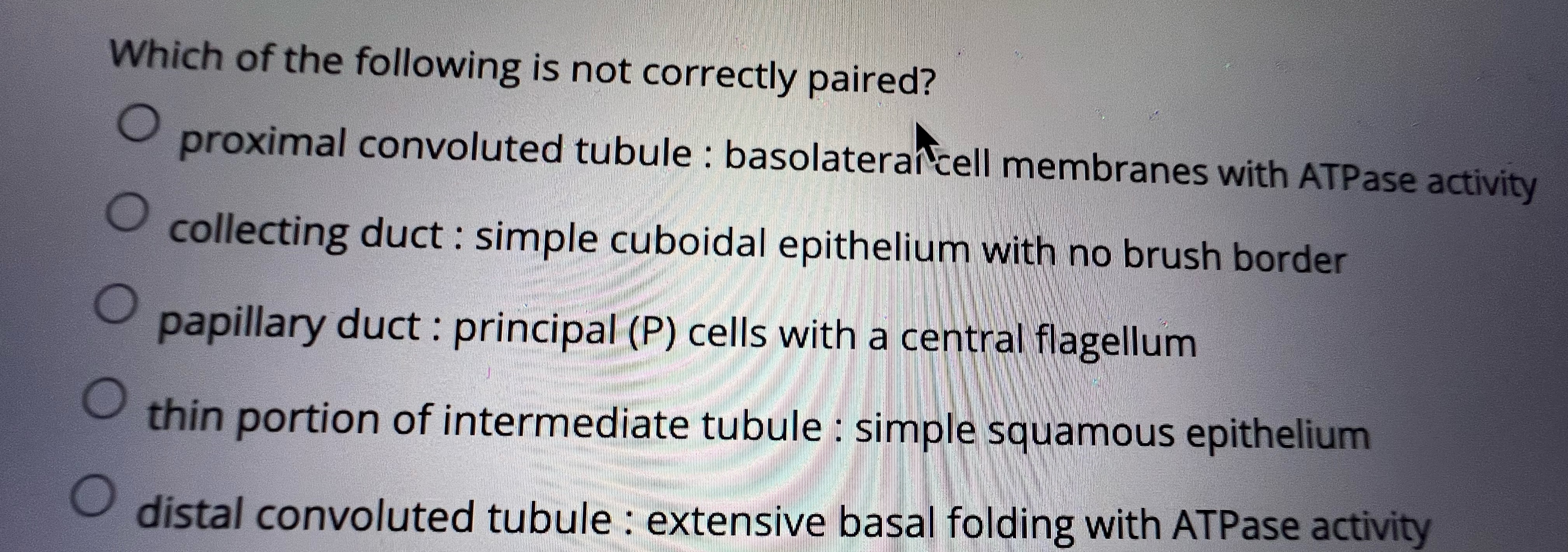 Solved Which of the following is not correctly | Chegg.com