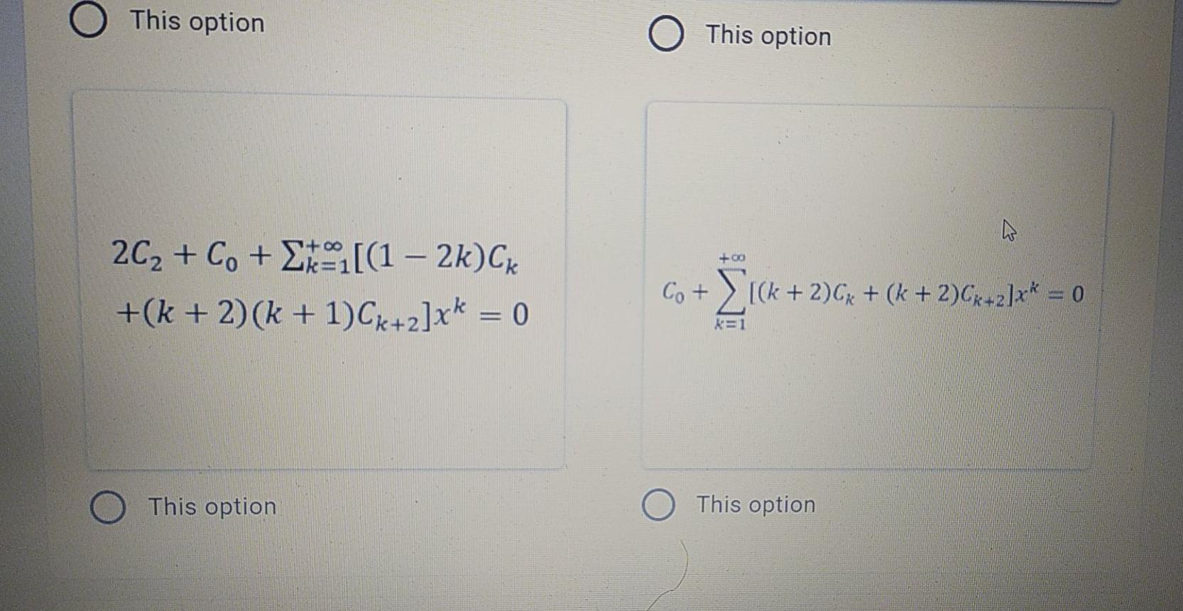 Solved By shifting the summation index of the following | Chegg.com