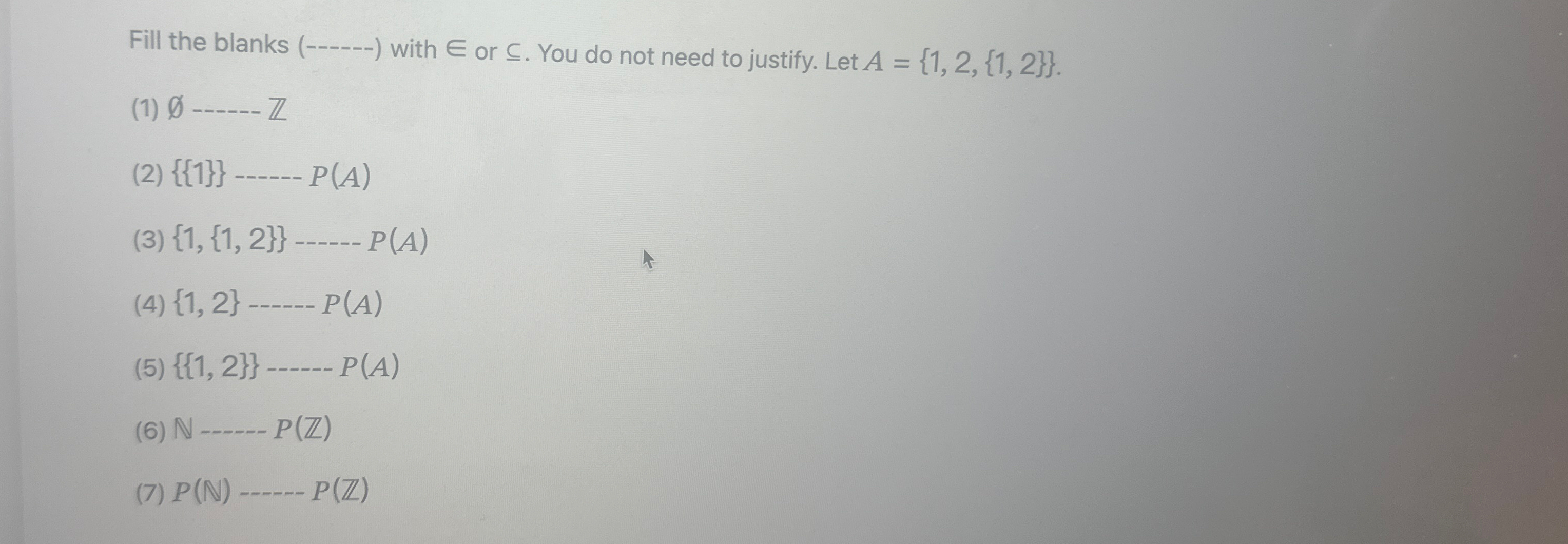 Solved Fill the blanks (------) ﻿with in ﻿or sube. You do | Chegg.com