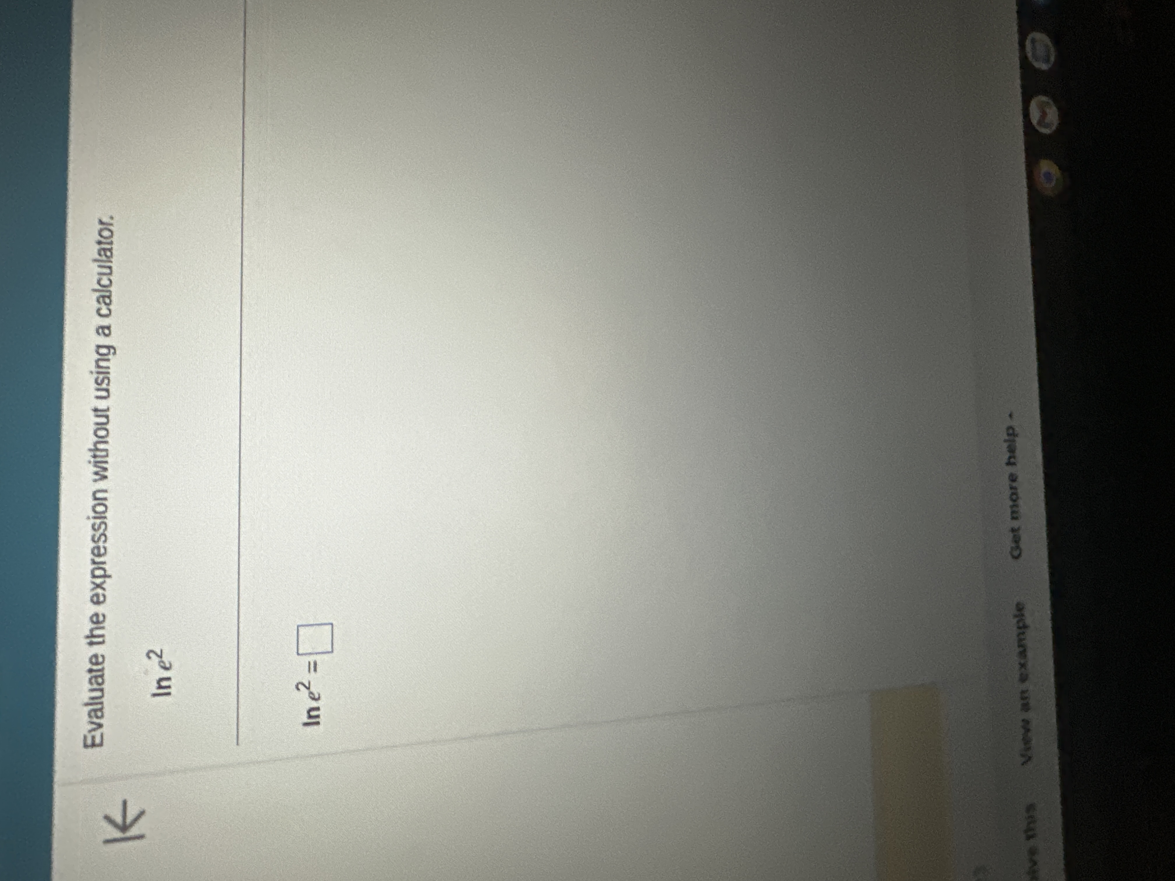 Solved Evaluate the expression without using a | Chegg.com