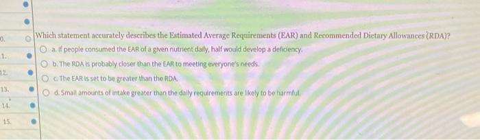 Solved . . 1. Which statement accurately describes the | Chegg.com