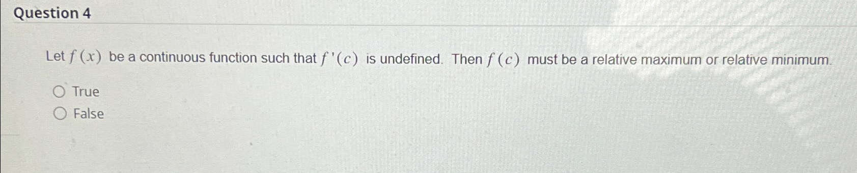 Solved Question 4Let f(x) ﻿be a continuous function such | Chegg.com